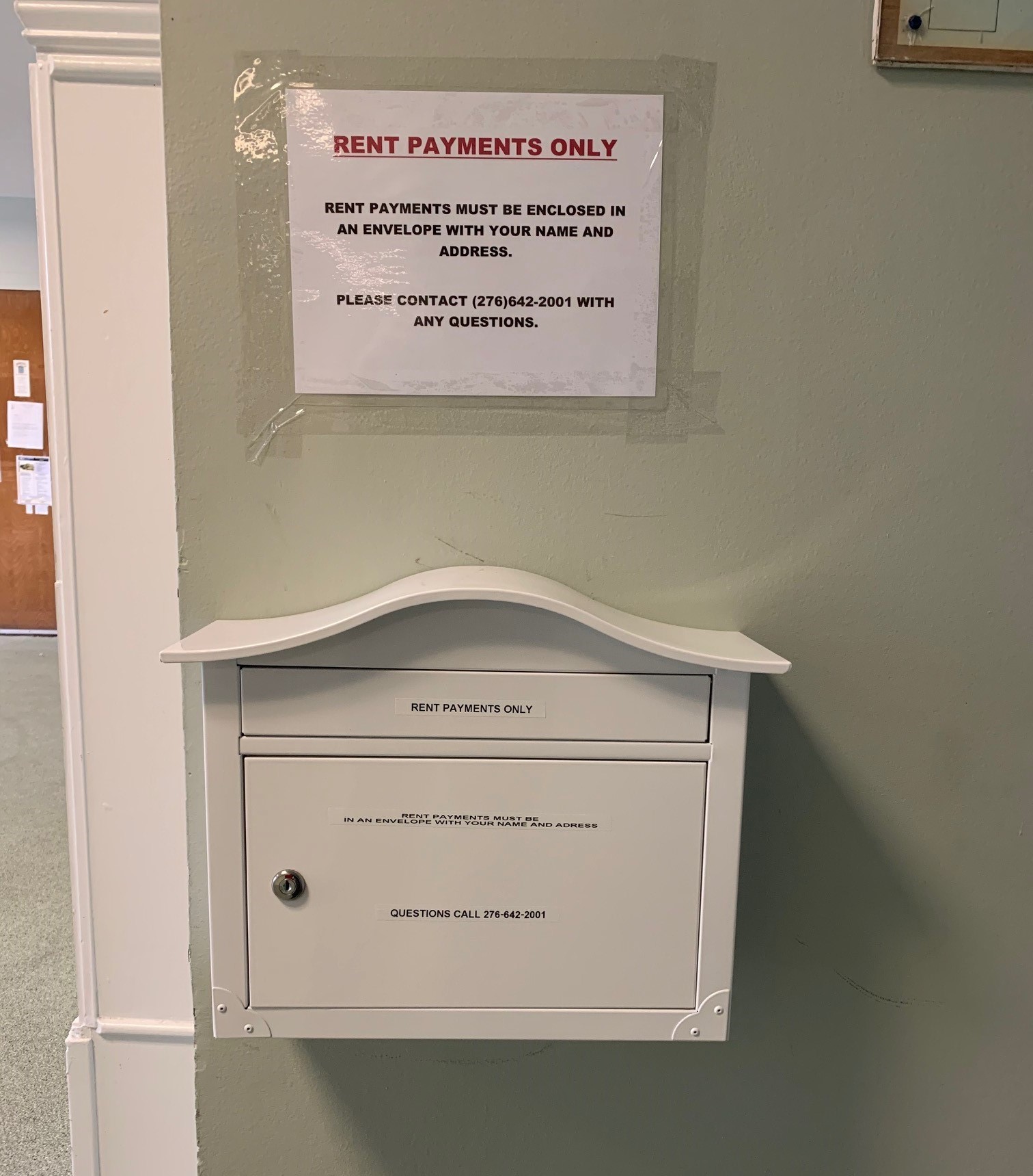 Rent Drop Boxes Installed | Bristol Redevelopment & Housing Authority